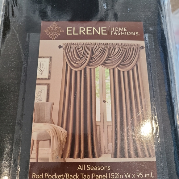 Erlene | Accents | Elrene Black Curtain | Poshmark